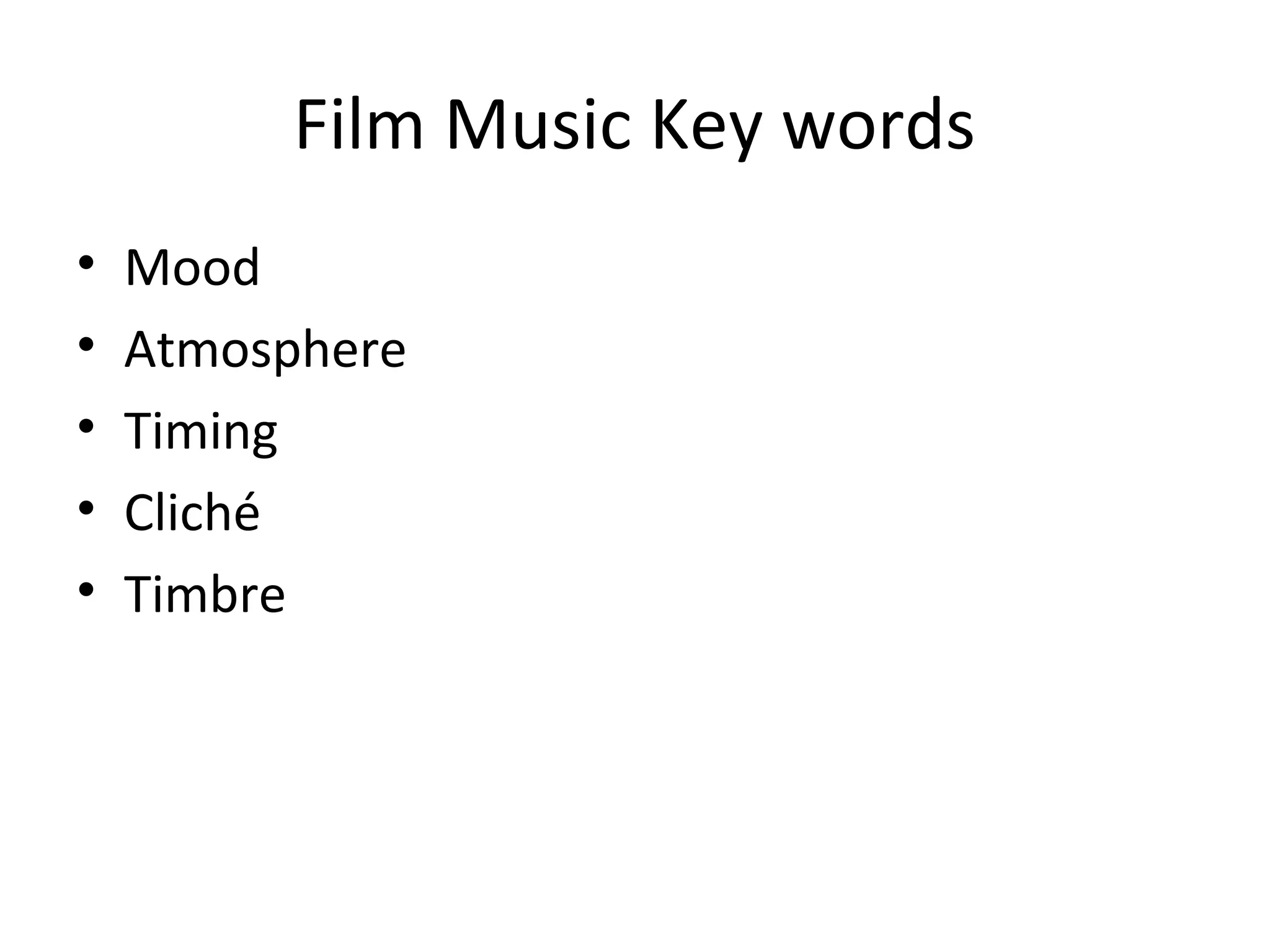 Film music lesson 3 | PPT