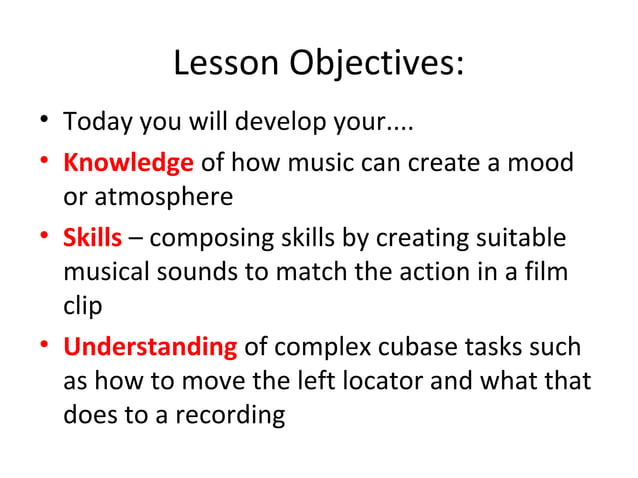 Film music lesson 3 | PPT