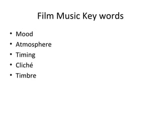 Film music lesson 3 | PPT