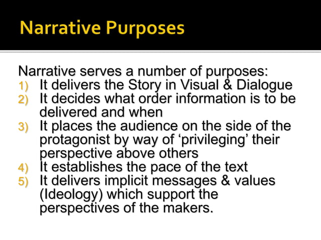 Film narrative intro | PPTX