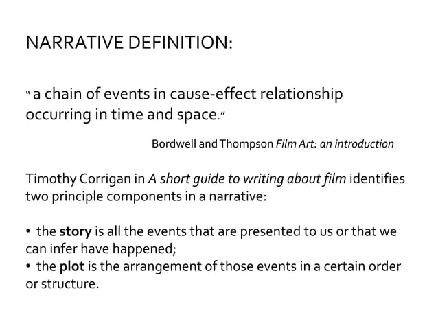 Film narrative intro | PPTX