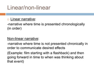 Film narrative part 1 | PPTX