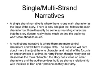 Types of Film narratives | PPTX | Screenwriting | Content Production