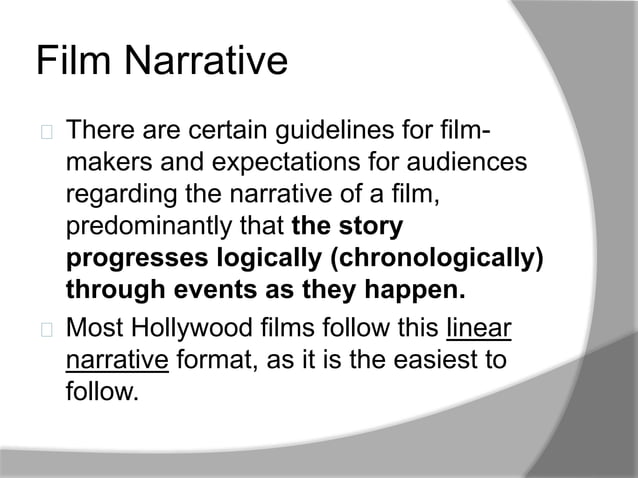 Film narrative theory | PPT