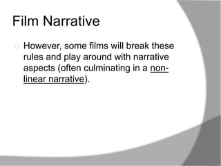 Film narrative theory | PPTX | Genres
