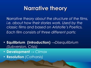 Film narrative theory | PPT