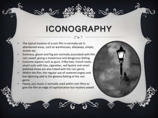 Conventions of Film Noir | PPTX