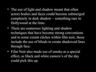Film Noir History and Background | PPT