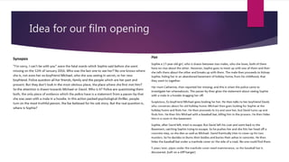 Film opening - pitch | PPTX