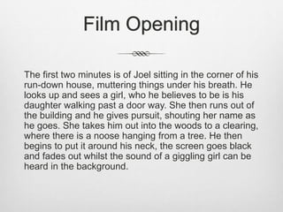 Film opening pitch | PPTX