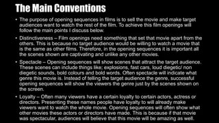 Film openings | PPT