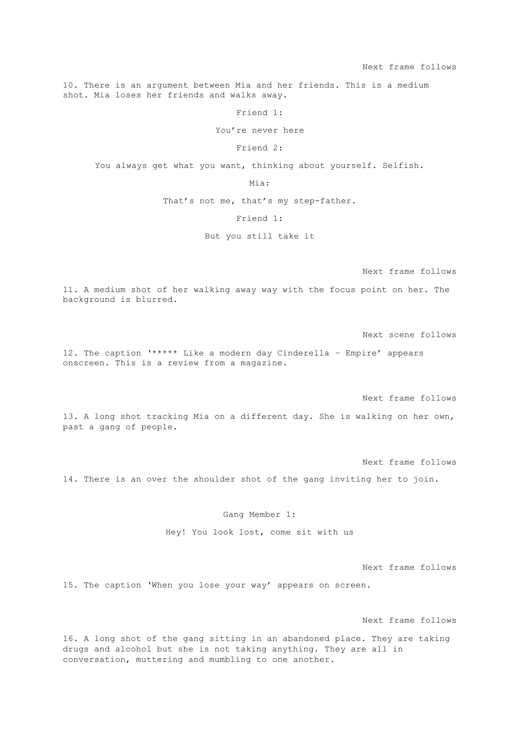 Film opening script | PDF