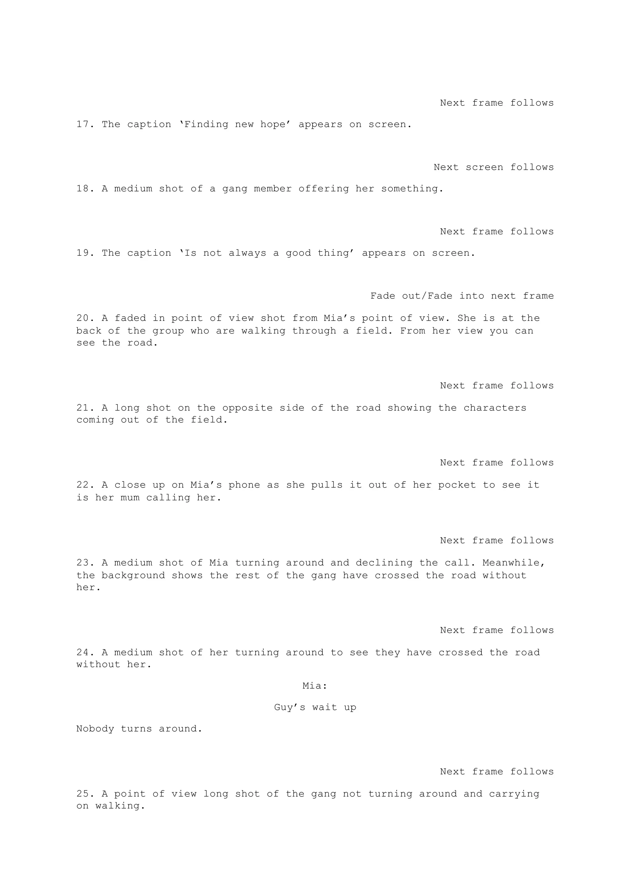 Film opening script | PDF