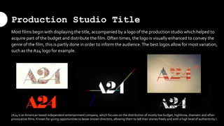 Opening sequence - Codes and Conventions | PPTX