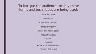 Film opening sequence - Andjela Rodic .pptx