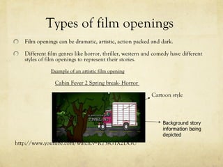 Film openings, the right one | PPT