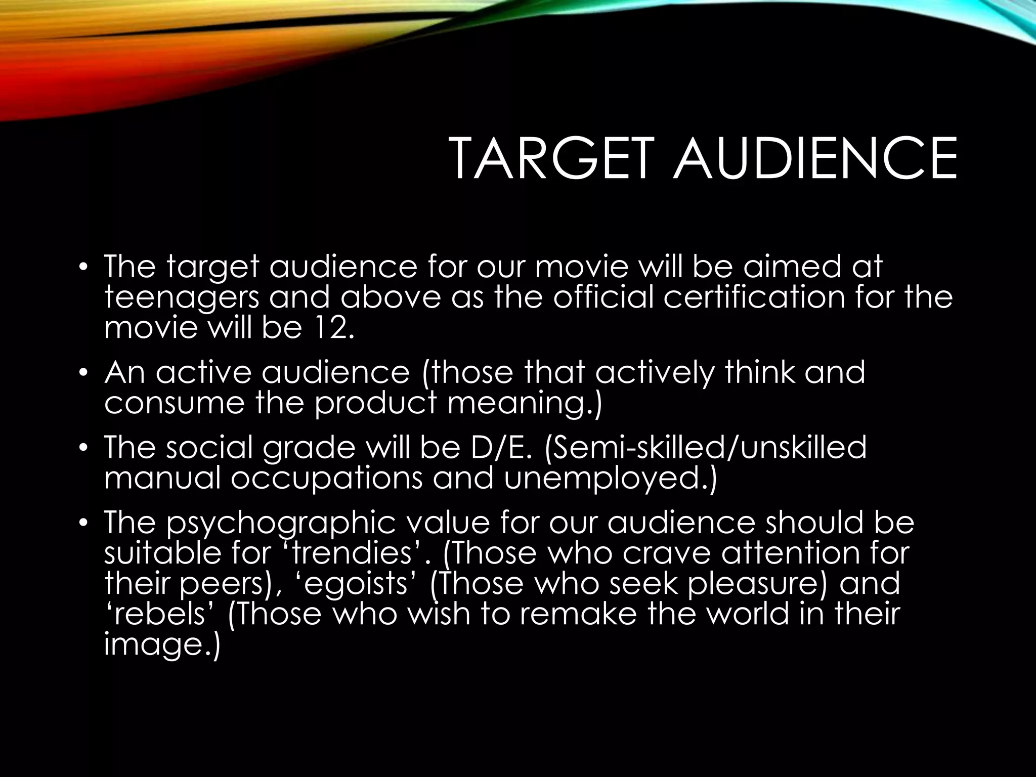 Film pitch (final) | PPT