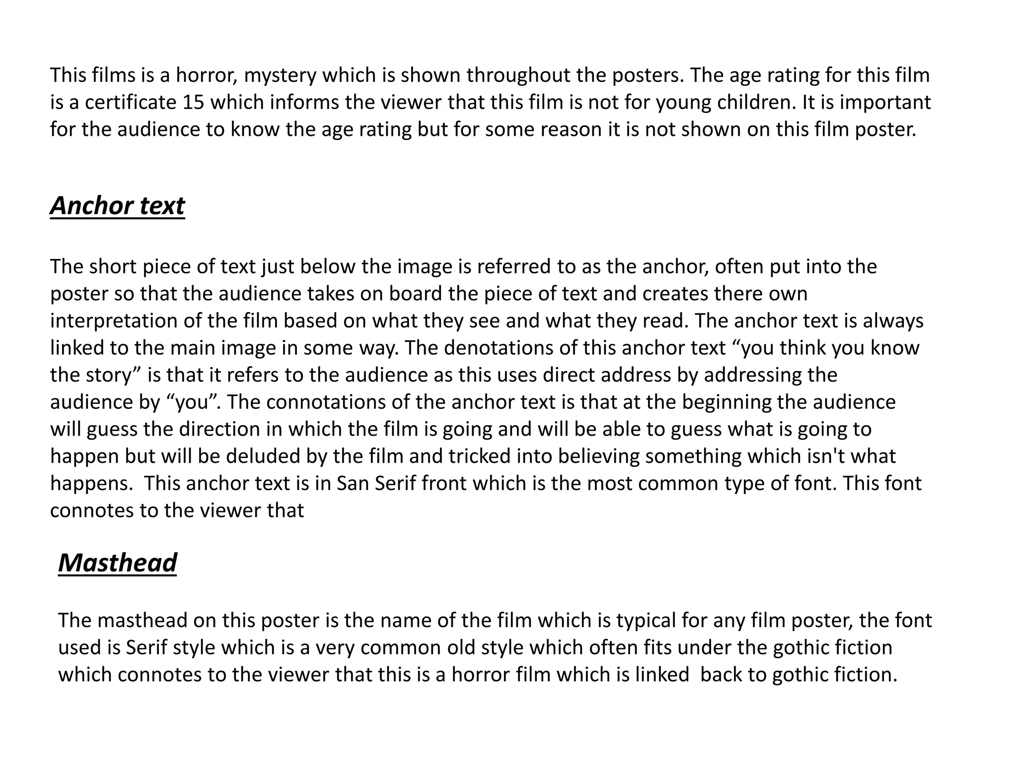 Cabin in the woods analysis | PPTX
