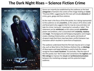 Science Fiction Film Poster Analysis | PPTX