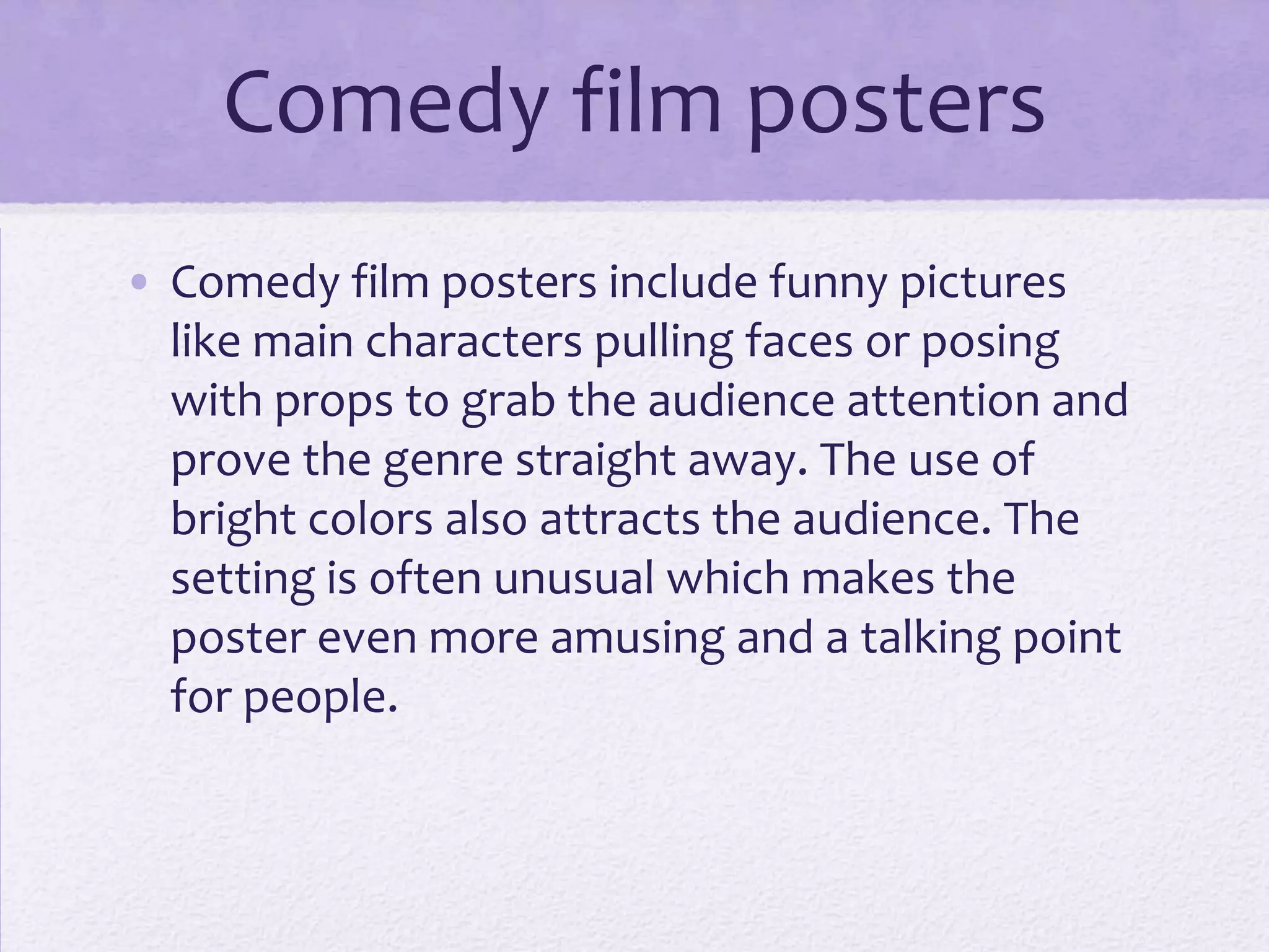 Film poster all genres[1] | PPTX