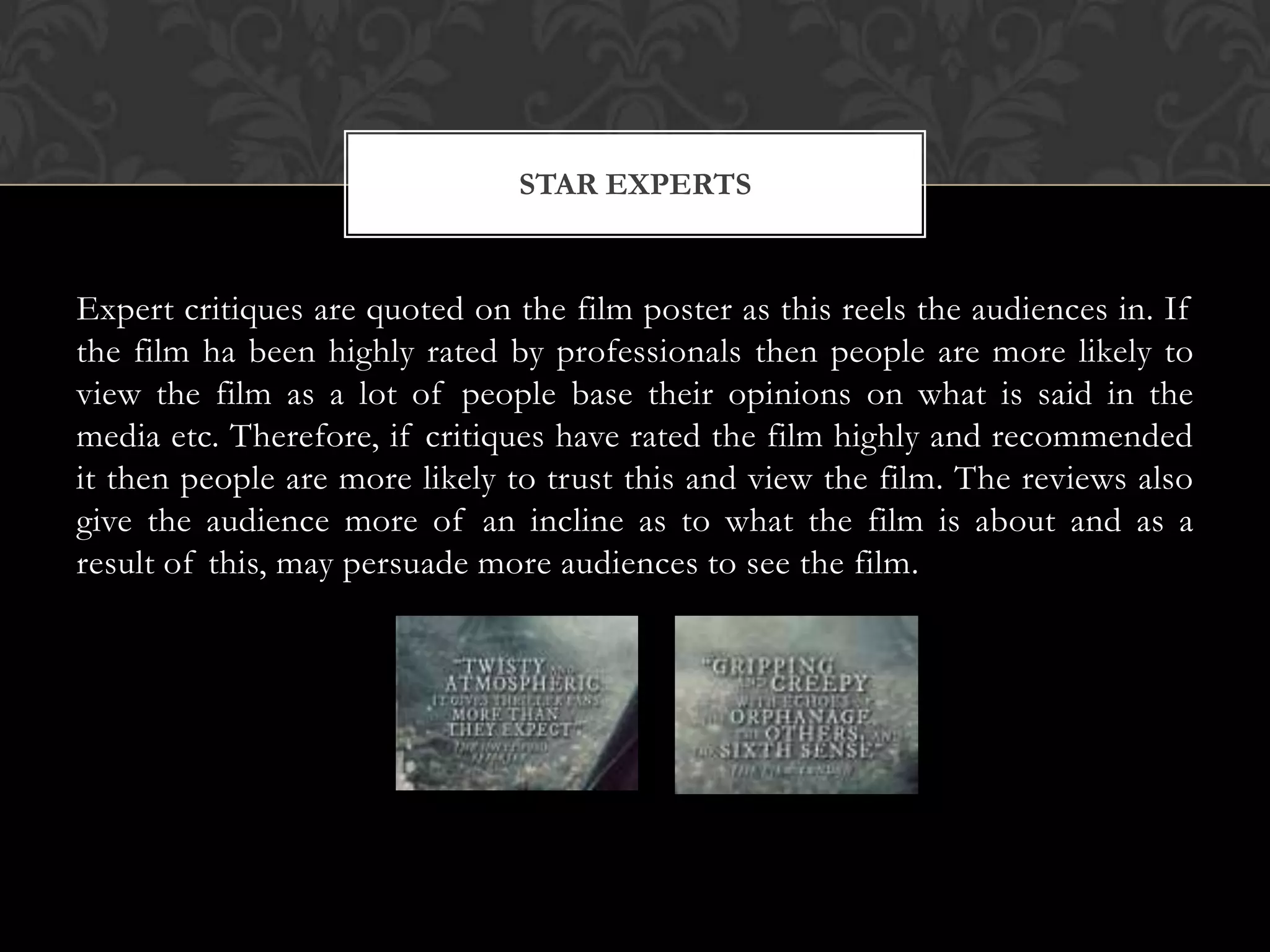 The Awakening Poster Analysis | PPTX