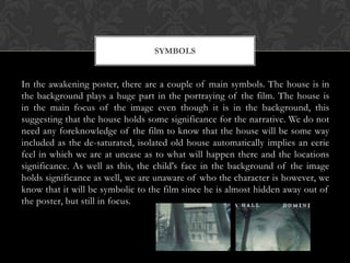 The Awakening Poster Analysis | PPTX