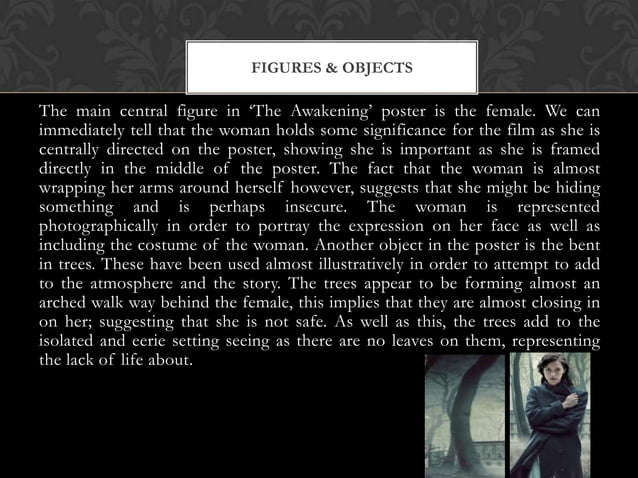 The Awakening Poster Analysis | PPTX