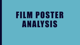 Film poster analysis | PPTX