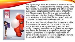 Film Poster Analysis - Big Hero 6 | PPTX