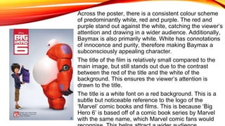 Film Poster Analysis - Big Hero 6 | PPTX