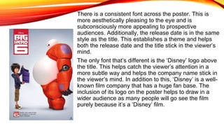 Film Poster Analysis - Big Hero 6 | PPTX