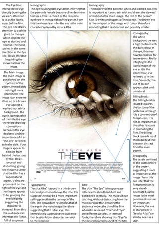 Film poster analysis | DOCX