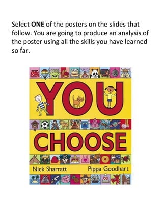 Film poster analysis homework | PPT