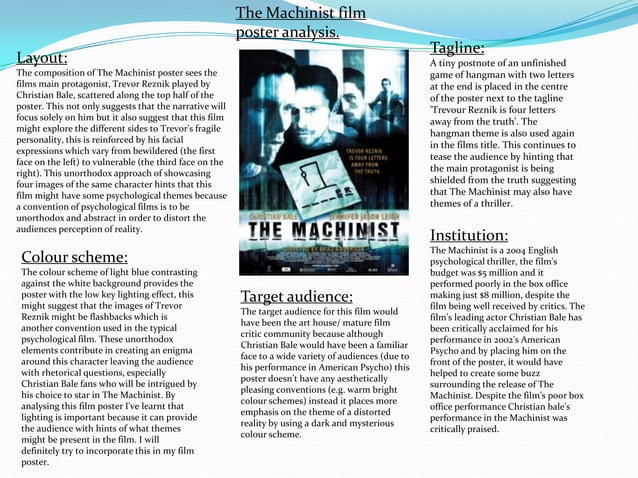 Film poster analysis (A2 media studies) | PPTX | Movies | Entertainment