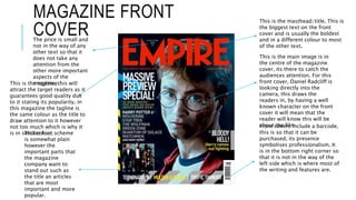 Film poster and magazine front cover research | PPT