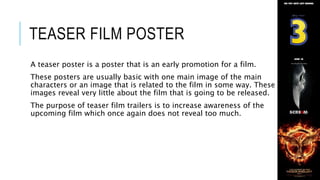 Film poster and magazine front cover research | PPTX