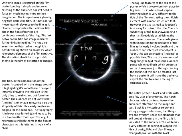 Film poster analysis | PPTX