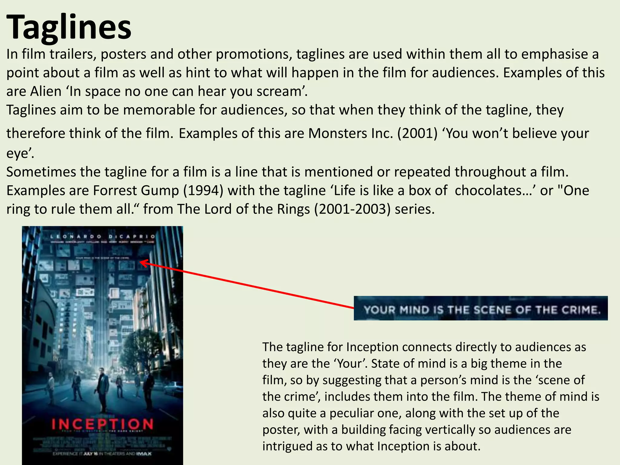 Film poster codes and conventions | PPTX