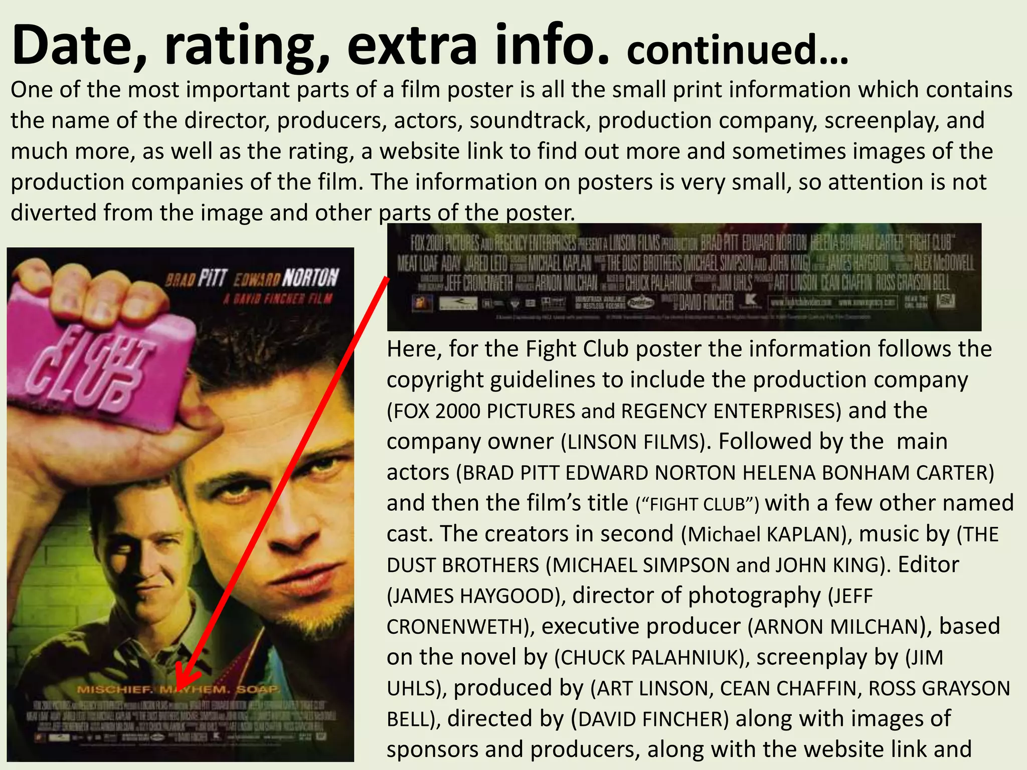 Film poster codes and conventions | PPTX