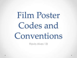 Film Poster Codes and Conventions | PPT