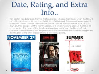 Film Poster Codes and Conventions | PPT