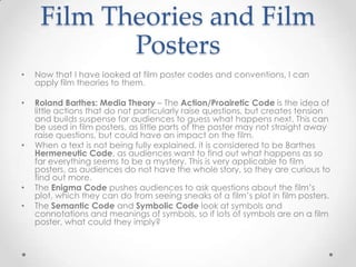 Film Poster Codes and Conventions | PPT