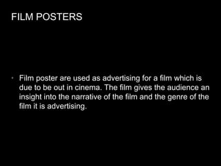 film poster codes and conventions | PPT