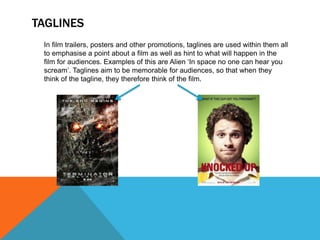 Film Poster Codes & Conventions | PPTX