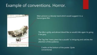 Film poster conventions | PPT