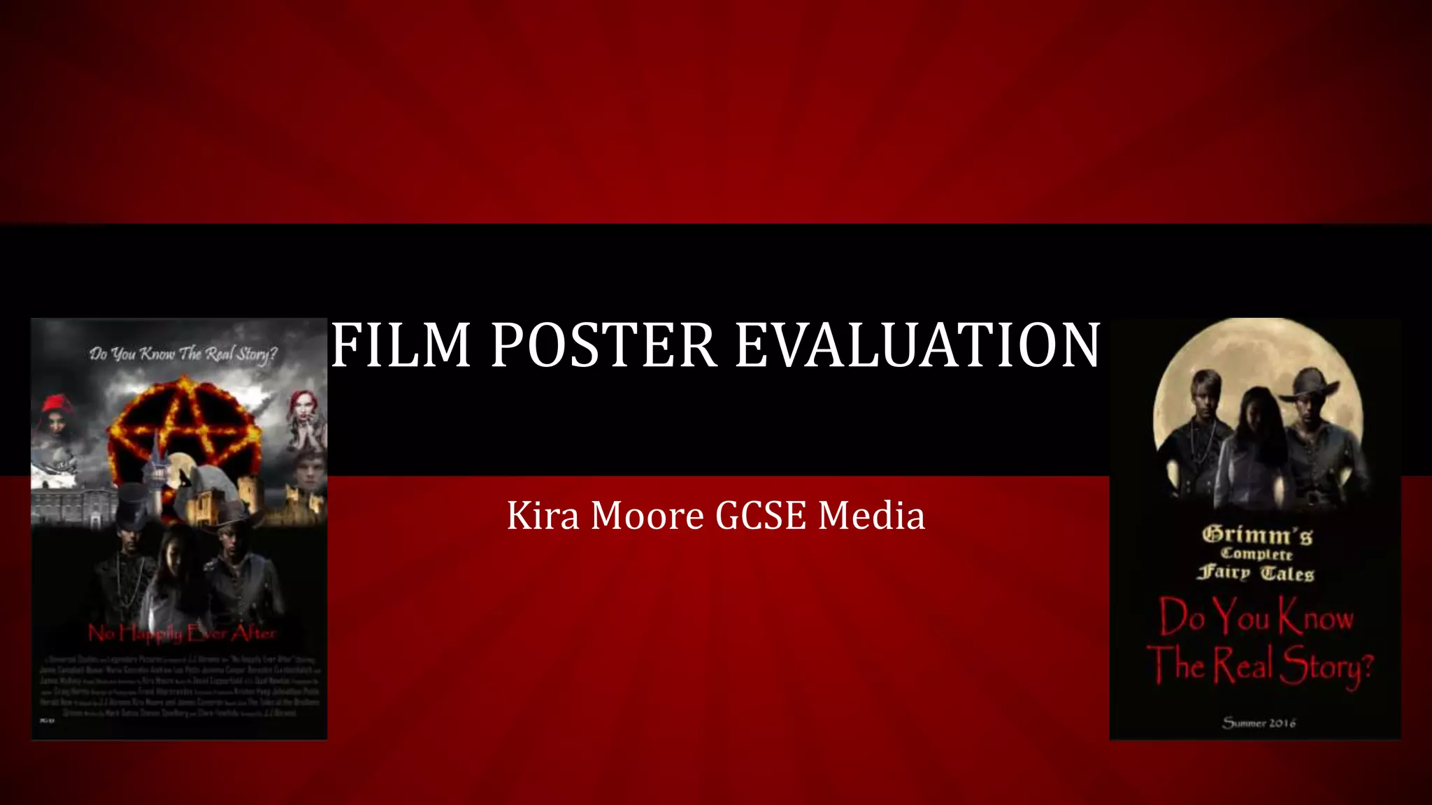 Film Poster Evaluation | PPT