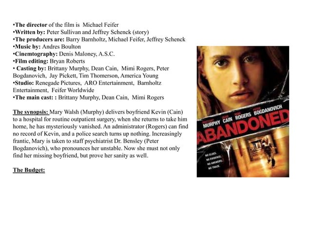 Analysis Of Film Posters | PPTX