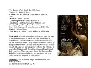 Analysis Of Film Posters | PPTX