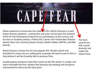 Film poster research | PPTX