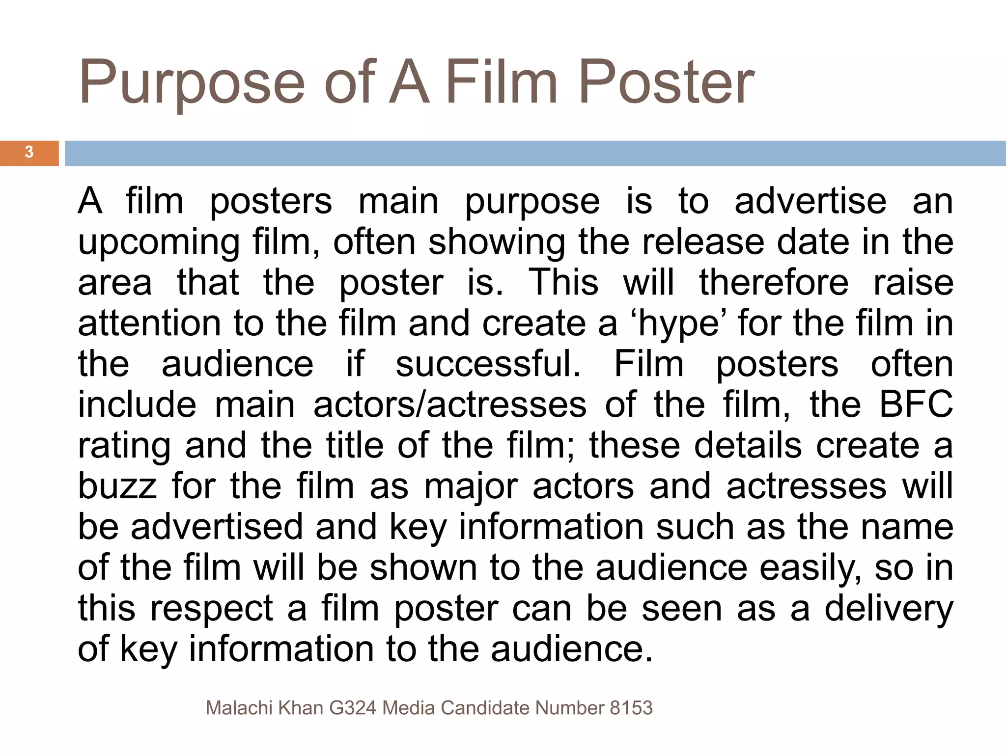 G324 Media Studies Film Poster Research | PPT